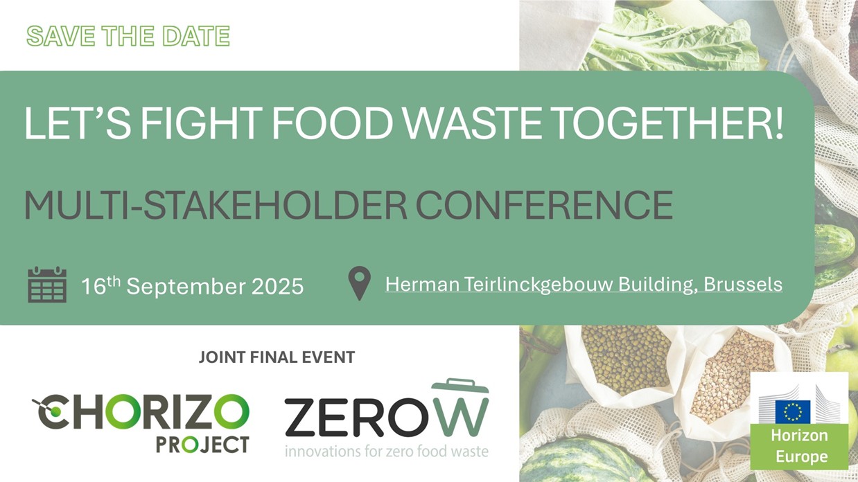SAVE THE DATE: Final Conference of the ZeroW and CHORIZO projects