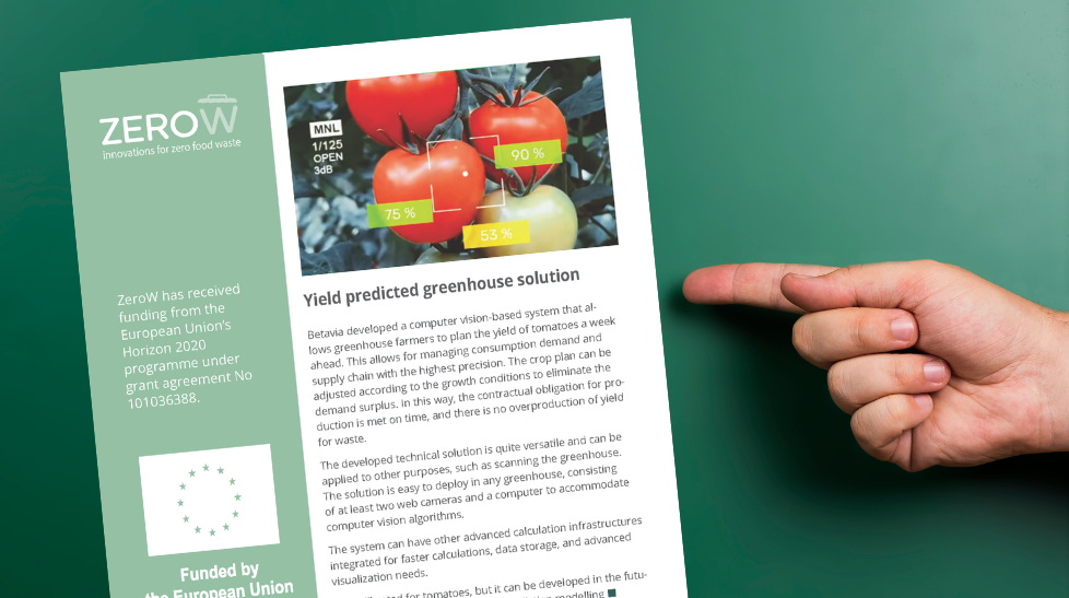 Practice Abstract: Yield predicted greenhouse solution